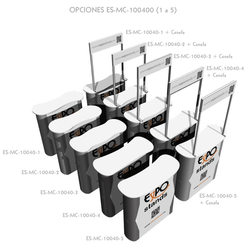 Counter portátil para punto de atención y punto de venta