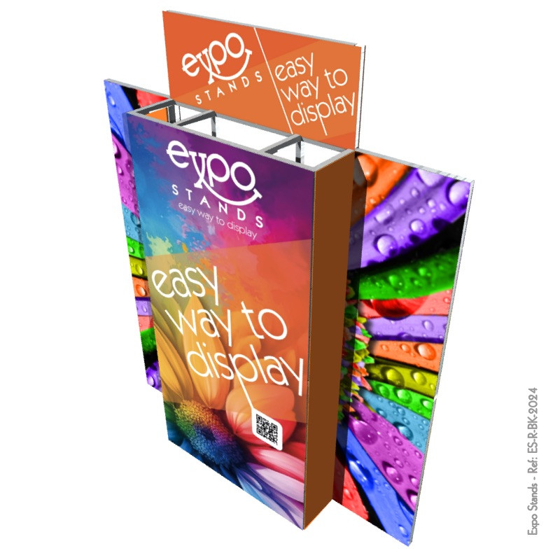 Exhibidor tipo repisa, Display con repisas